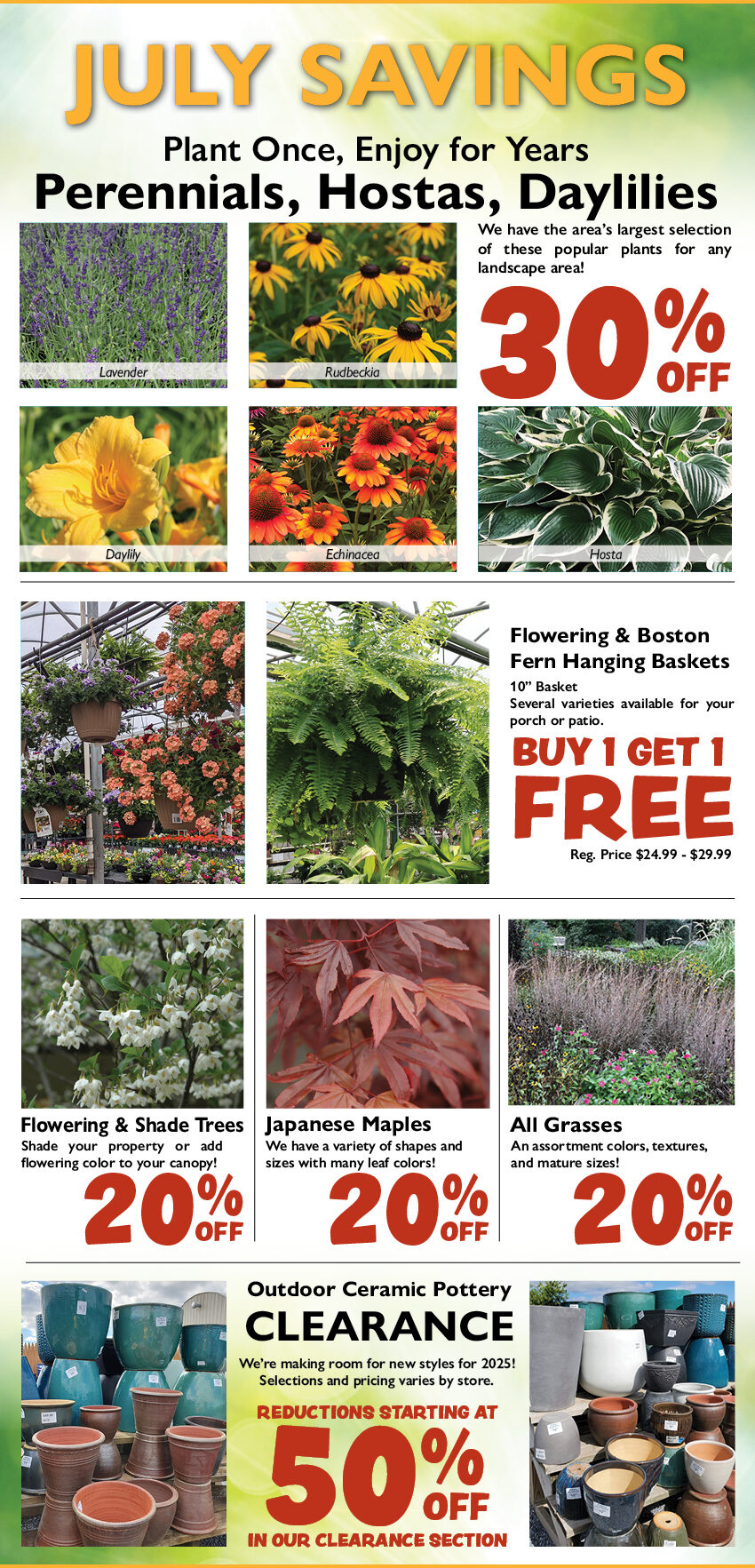 Print Weekly Specials | Stauffers of Kissel Hill